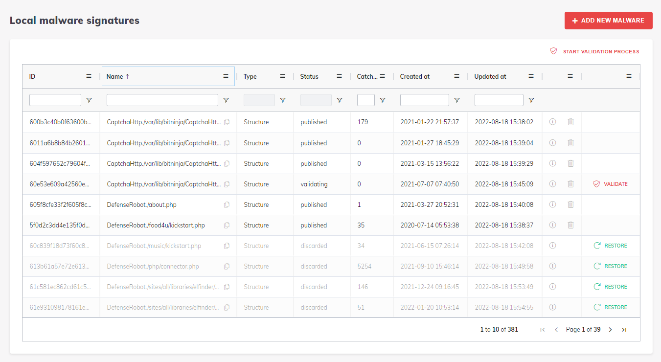 How to add malware signatures to the BitNinja Malware database ...
